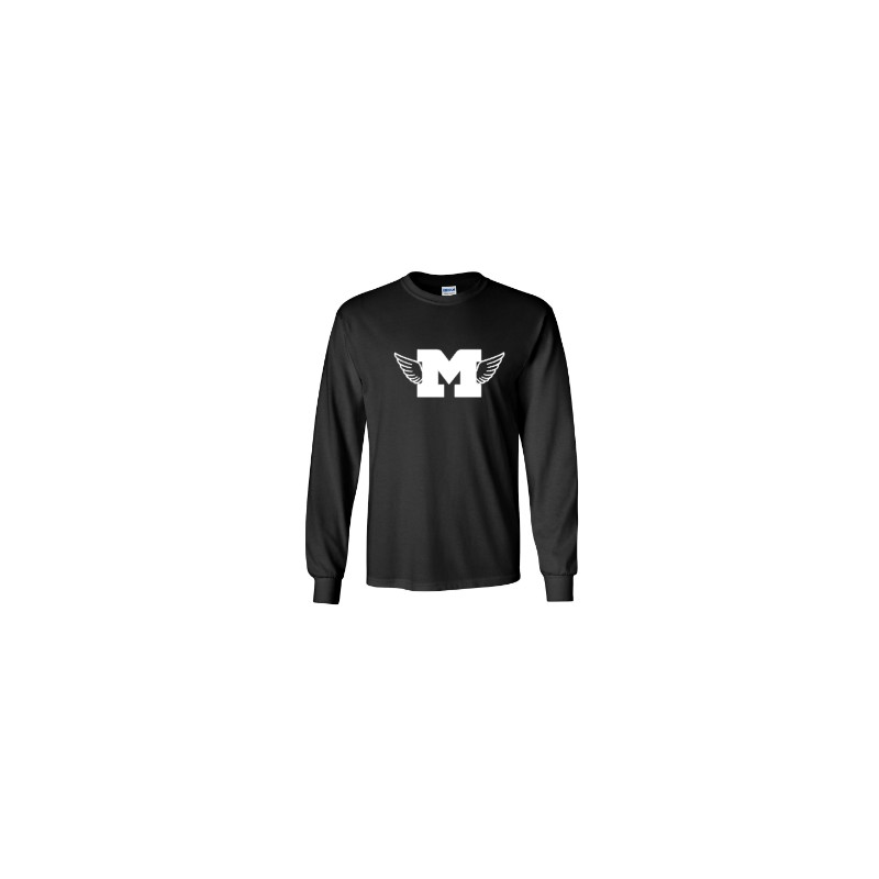 Morton Red Wings Long Sleeve Tee Adult Brand Gildan Size Small Adult ...