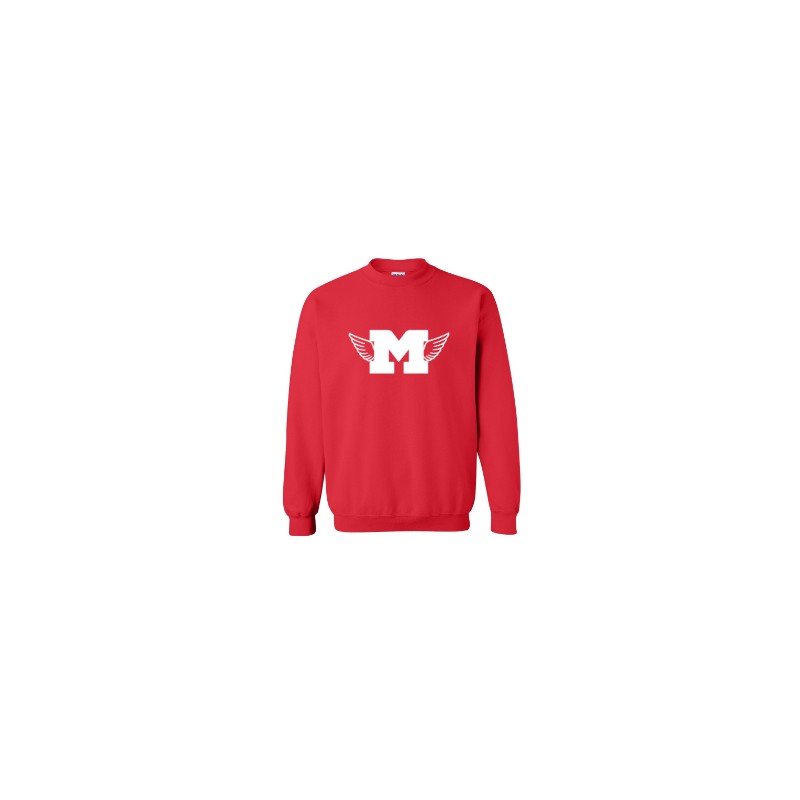 Morton Red Wings Crew Neck Sweatshirt Youth & Adult Brand Gildan Shirt ...