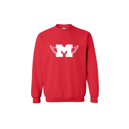 Morton Red Wings Crew Neck Sweatshirt Youth & Adult Brand Gildan Shirt ...